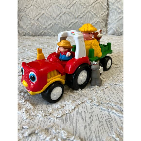 Fisher-Price | Toys | Fisher Price Little People Tow N Pull Tractor Pig ...